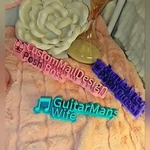 Office | 3d Printed Custom Name Plate | Poshmark